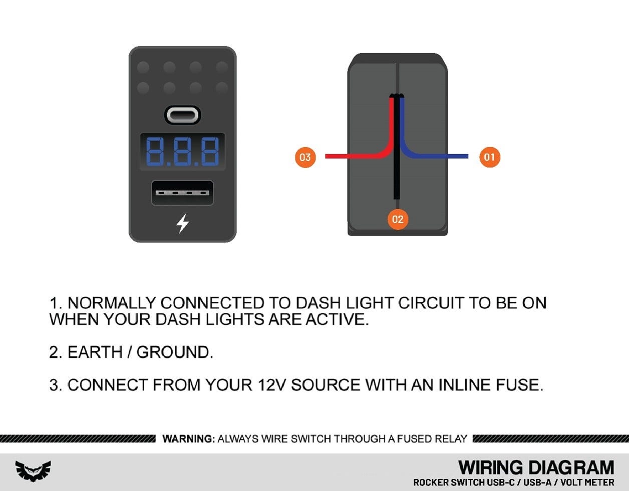 STEDI™ - Carling-Type Rocker Switch Wiring Diagram - Stedi Blog